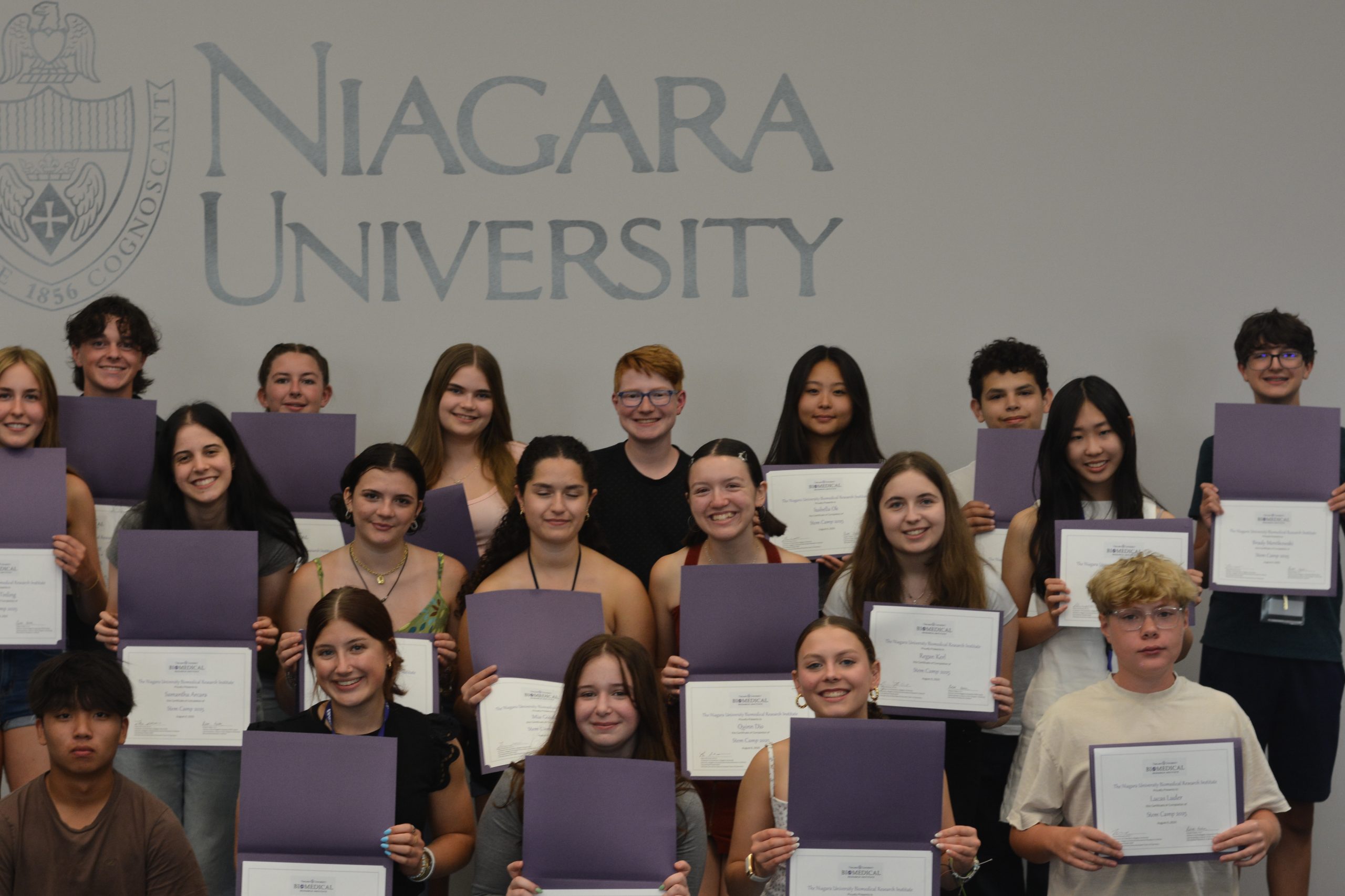 Full STEM Camp pictures - Niagara University Biomedical Research Lab